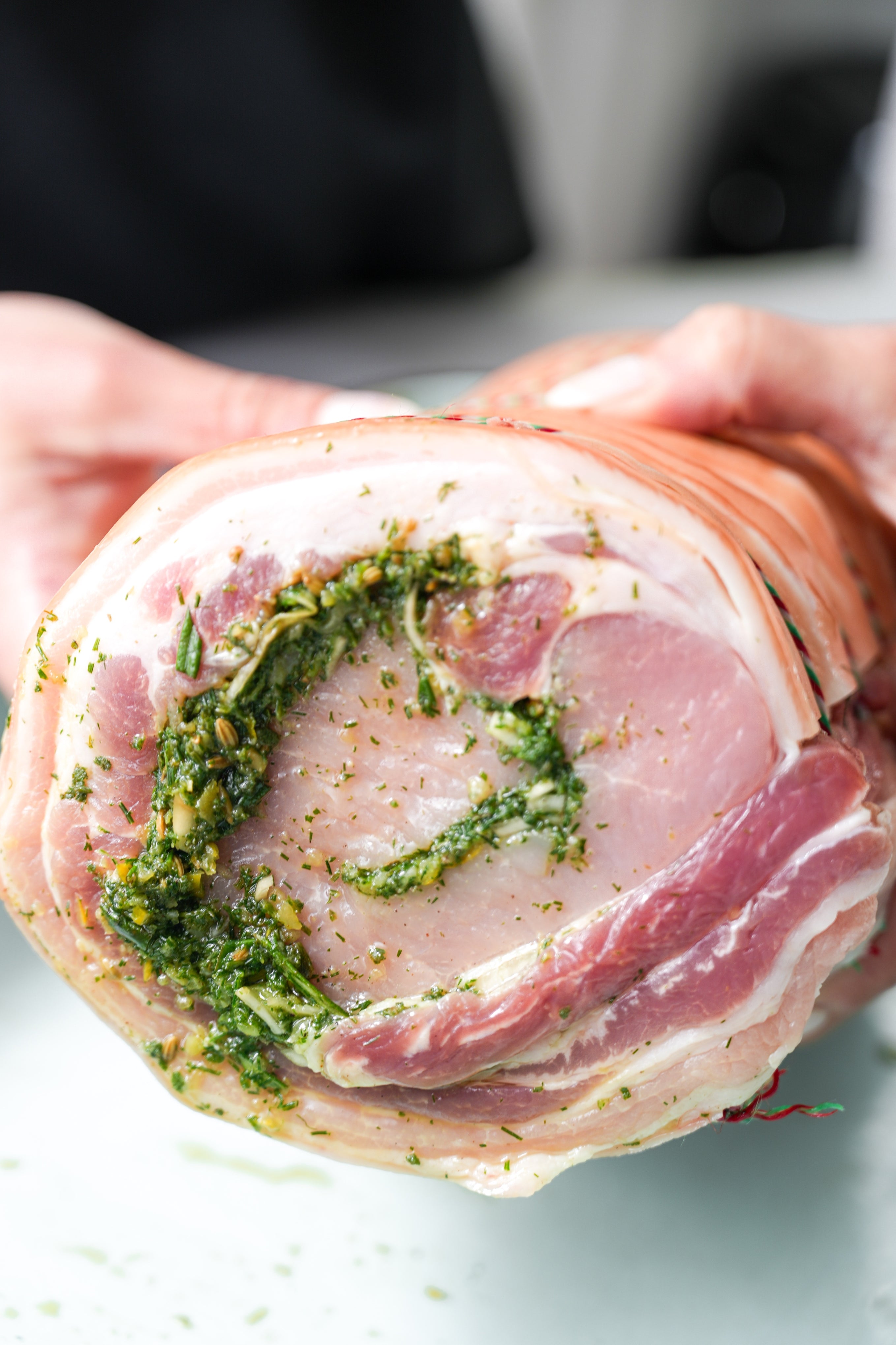 Porchetta with Fresh Herb Stuffing– The Lucky Pig
